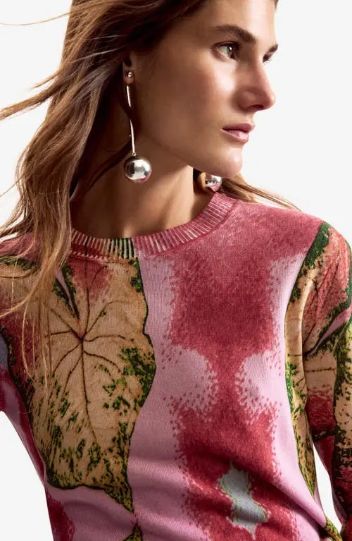 Desigual Relaxed Fit Stitched Sweater