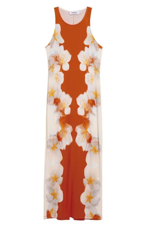 Desigual Floral Print Sleeveless Knit Dress