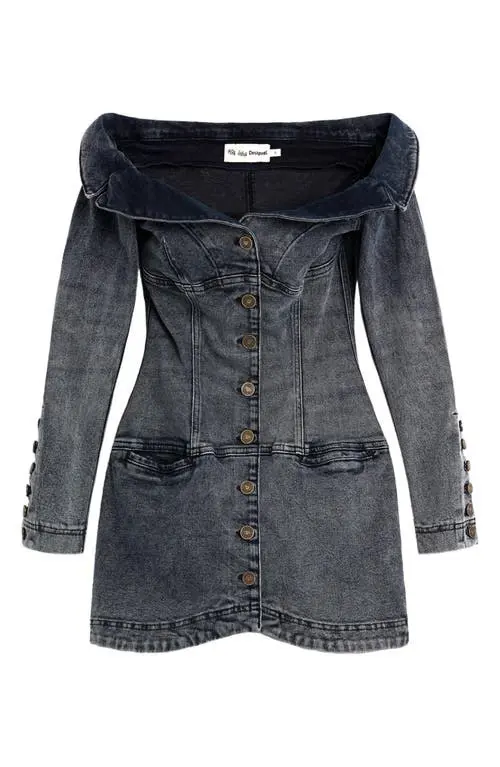 Desigual X Masha Popova Denim Mini Dress