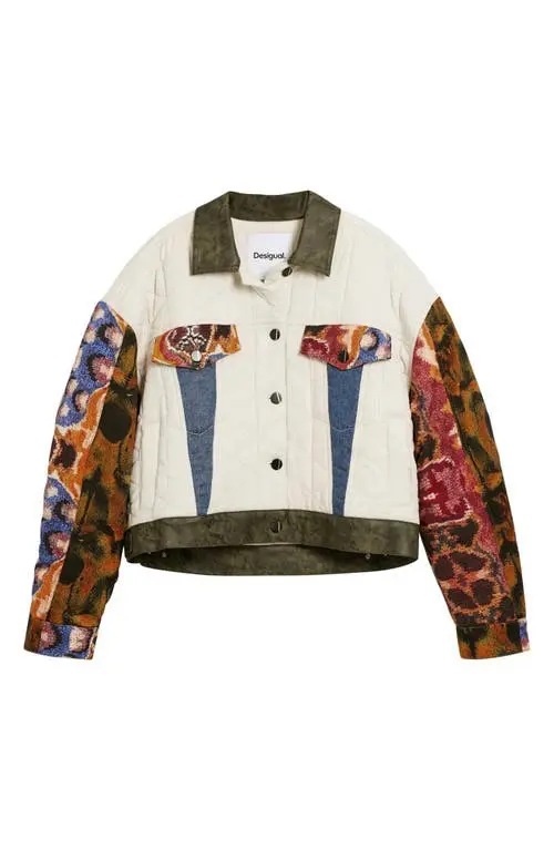 Desigual Quilted Trucker Jacket