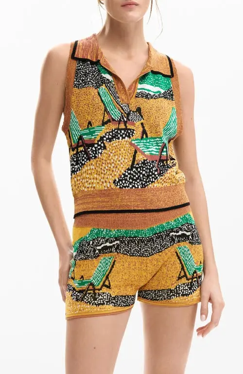 Desigual Polo Sweater Vest