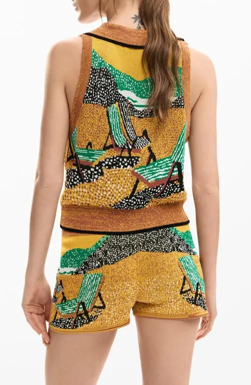 Desigual Polo Sweater Vest