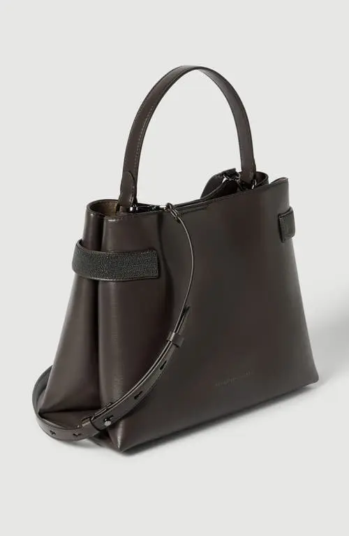 Brunello Cucinelli Top-handle Essence Bag - Rust Brown
