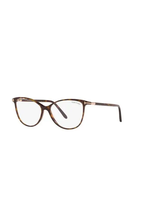 TOM FORD 54mm Square Optical Glasses - Tortoise