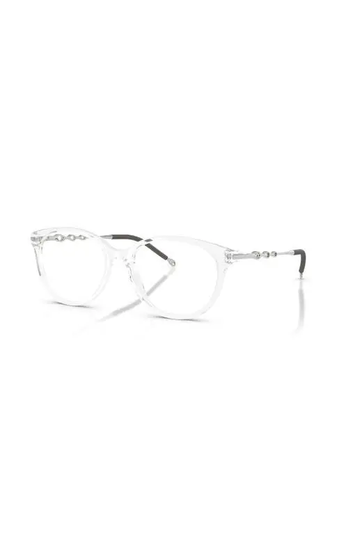 DIESEL® 54mm Oval Eyeglasses - Transparent