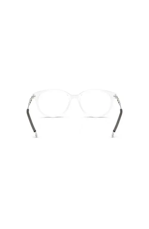 DIESEL® 54mm Oval Eyeglasses - Transparent