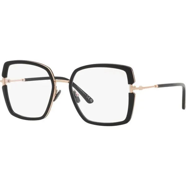 TOM FORD 55mm Square Optical Glasses - Black