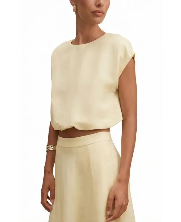 EVER NEW Georgina Bubble Hem Top