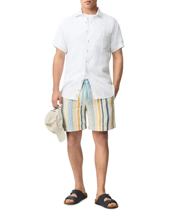 Rodd & Gunn Lakeland Resort Fit 7" Stripe Shorts