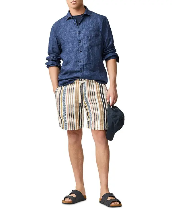 Rodd & Gunn Gifford Resort Fit 7" Stripe Shorts