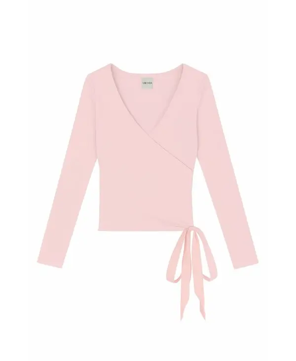 VIR VITA Margot Wrap Top - Blossom