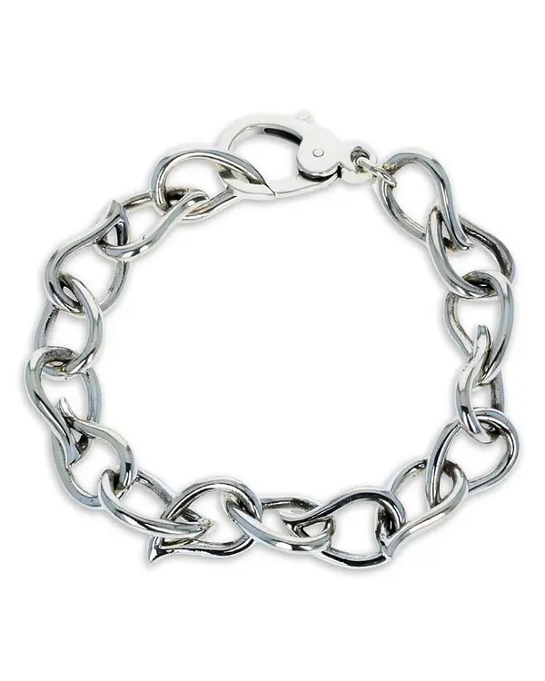 KING BABY STUDIO Sterling Wild West Buffalo Paisley Link Bracelet - Silver