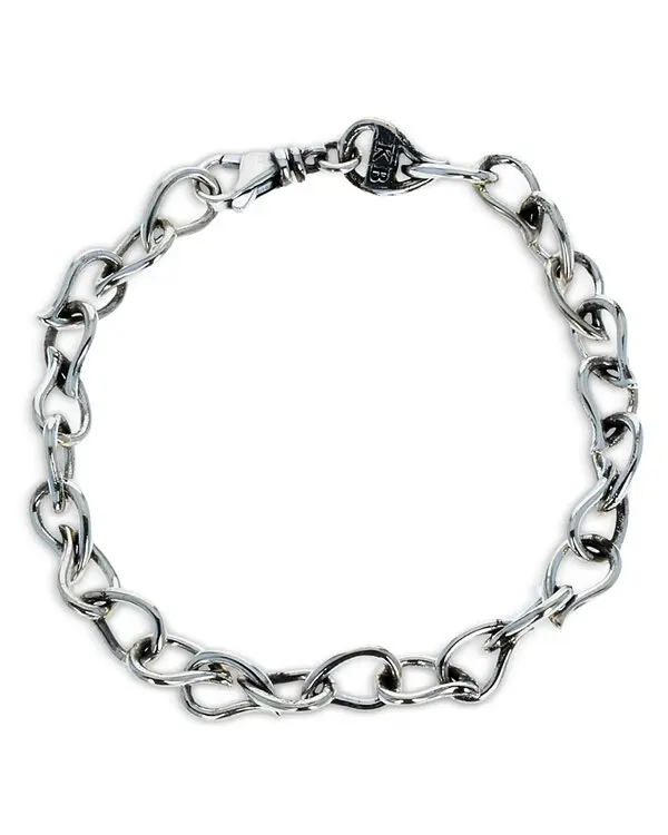 KING BABY STUDIO Sterling Wild West Buffalo Paisley Link Bracelet - Silver