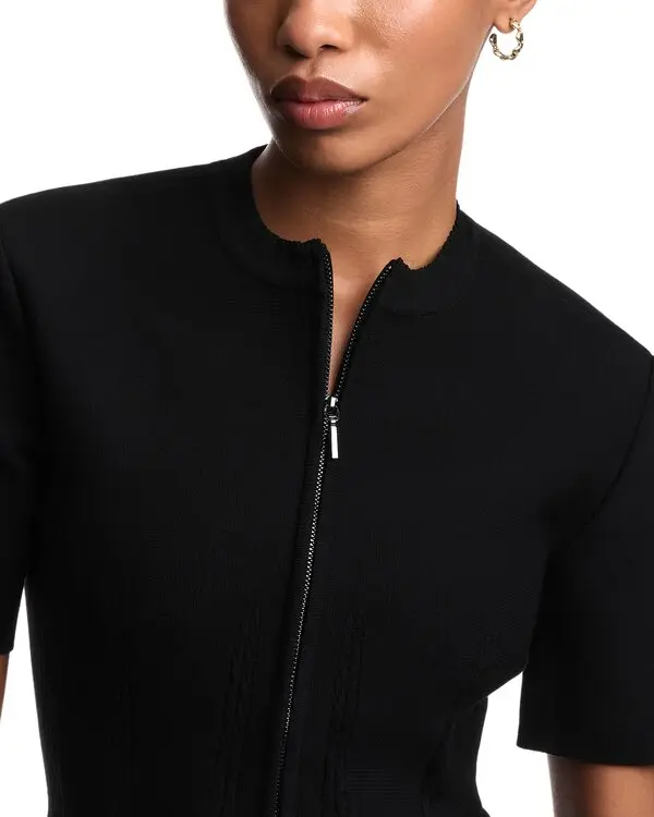 Buy Emporio Armani Short Sleeve Knit Jacket - Black At 40% Off