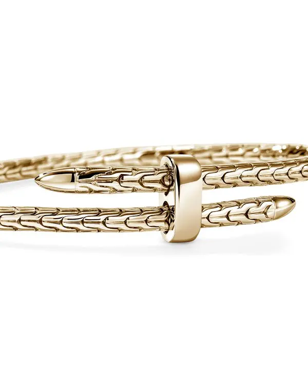 John Hardy 14k Yellow Spear Flex Bracelet - Gold