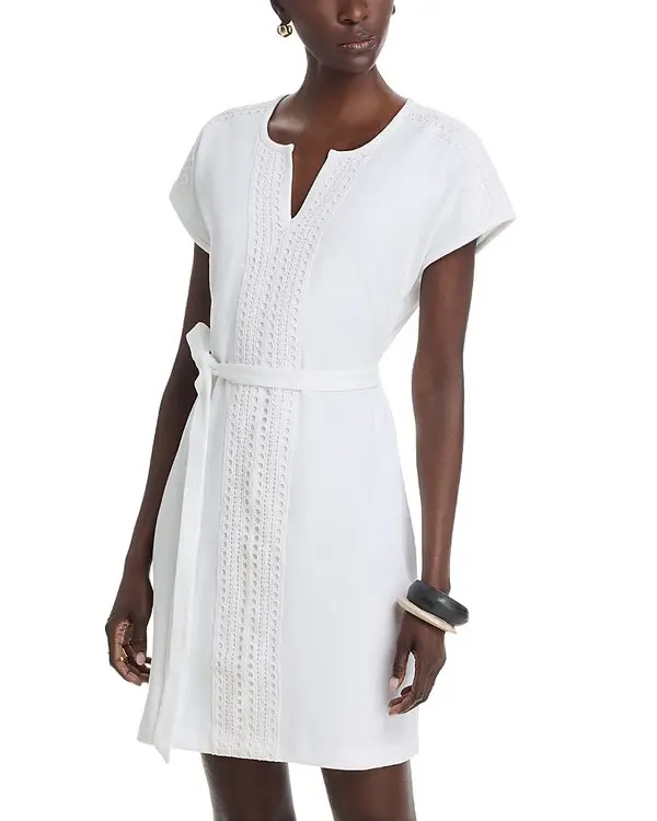 Tommy Bahama Sunset Harbor Lace Trim Dress - White