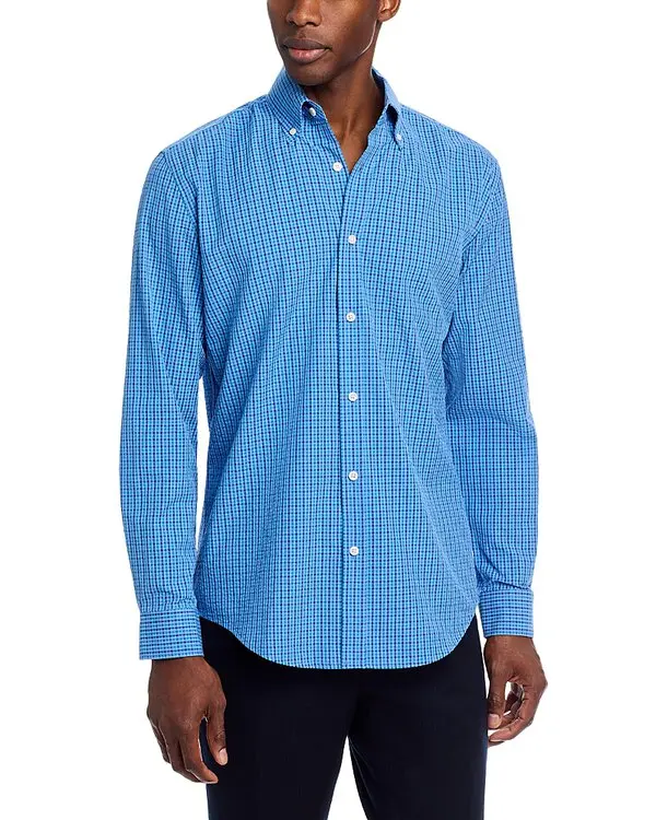 Bloomingdale'S Seersucker Plaid Button Down Shirt Exclusive