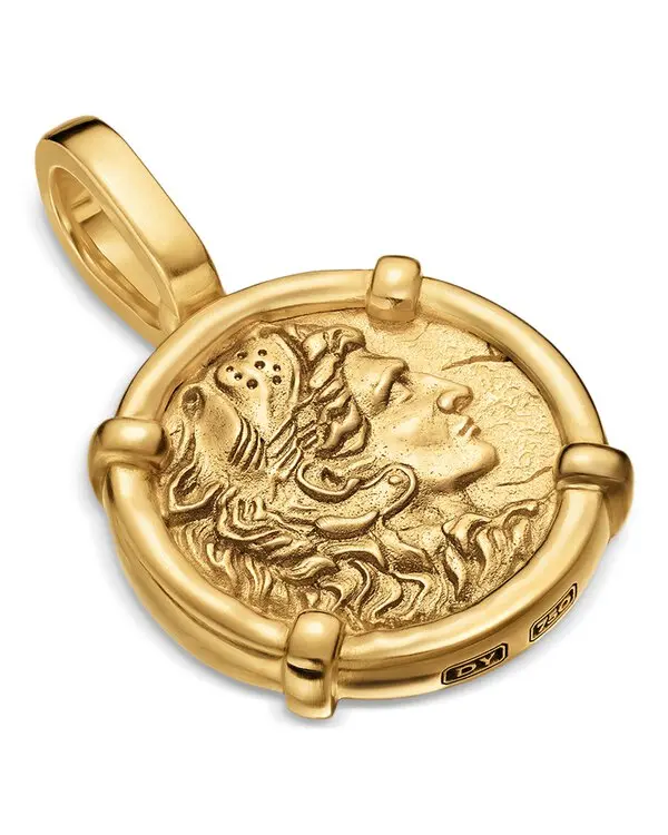 David Yurman Alexander The Great Amulet 20.5mm - Gold