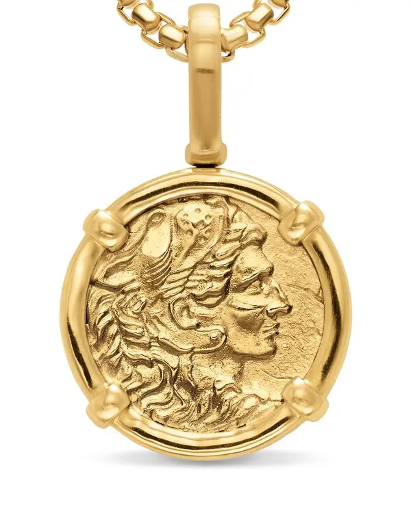 David Yurman Alexander The Great Amulet 20.5mm - Gold