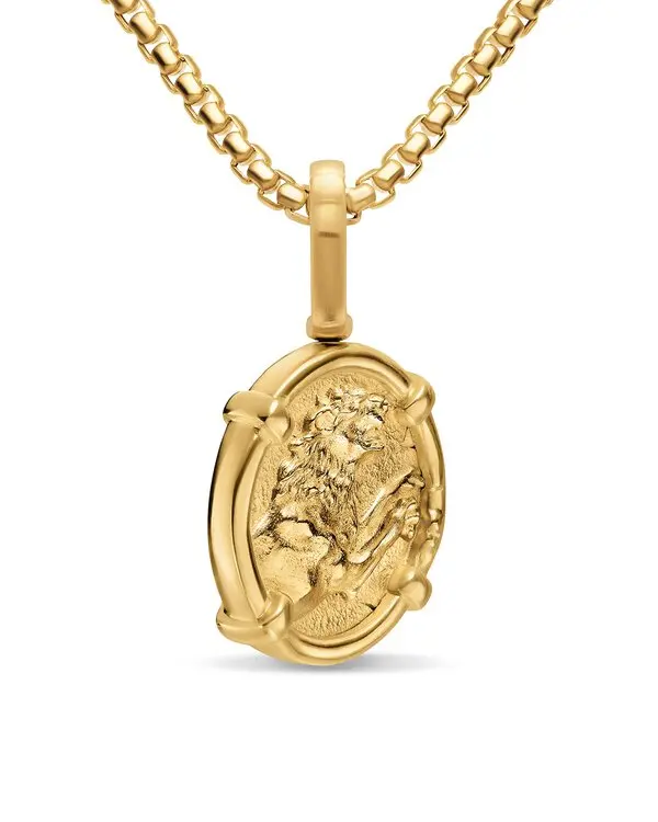 David Yurman Alexander The Great Amulet 20.5mm - Gold