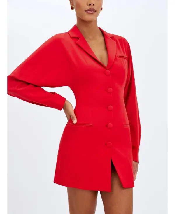 MISS CIRCLE NEW YORK Batwing Blazer Mini Dress