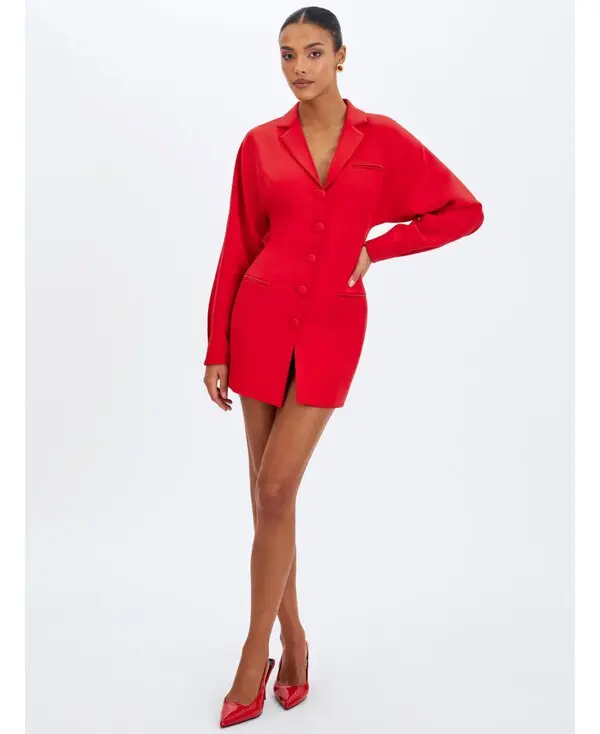 MISS CIRCLE NEW YORK Batwing Blazer Mini Dress