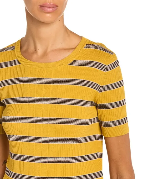 Moncler Stripe Crewneck - Yellow