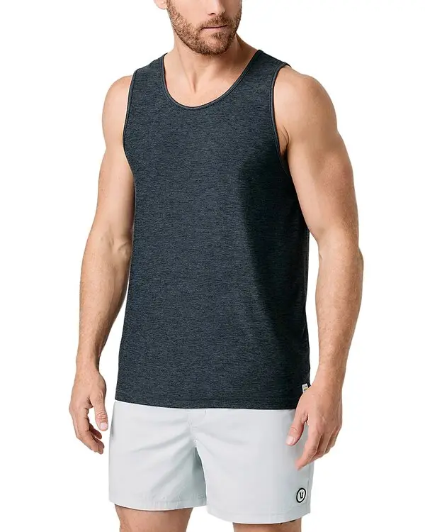 Vuori Relaxed Fit Strato Tech Tank Top - Charcoal Heather