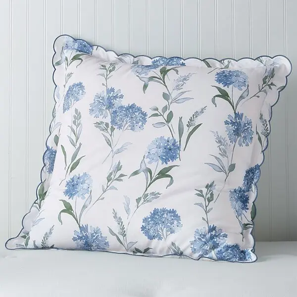 SKY Coastal Floral Euro Sham Set Exclusive - Blue Multi