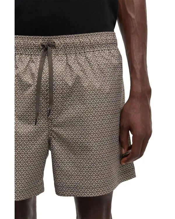 SAMSØE SAMSØE Striped Swim Shorts - Brown