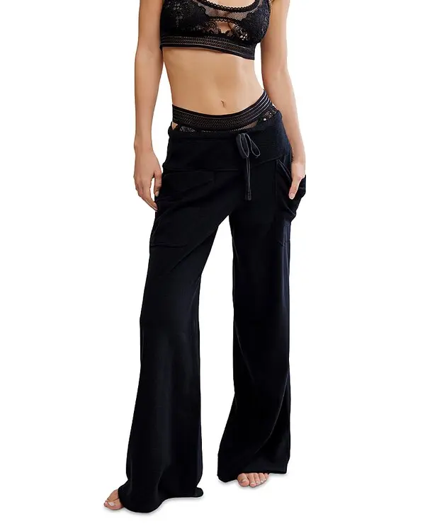 Free People Staycation Sleep Shorts - Black