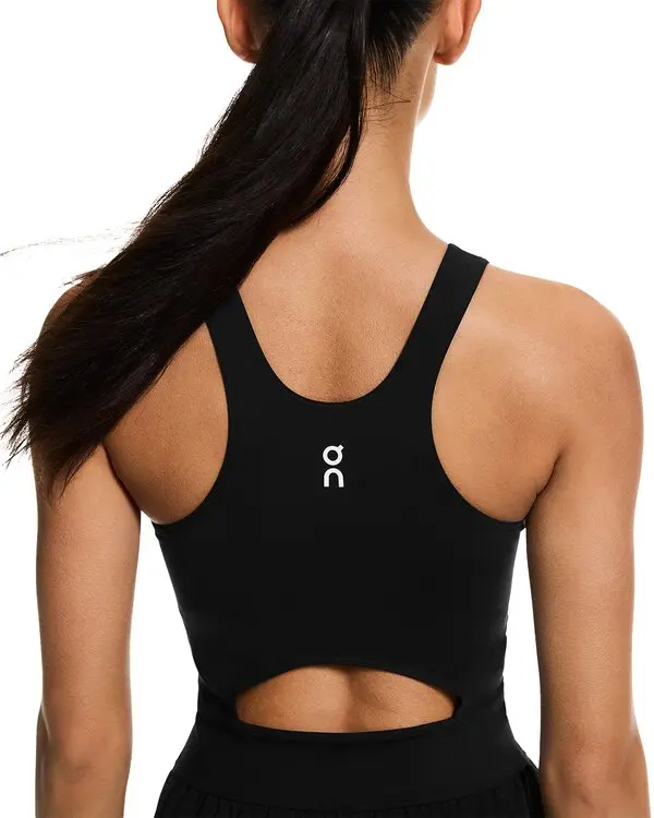 On Split Court Dress - Black