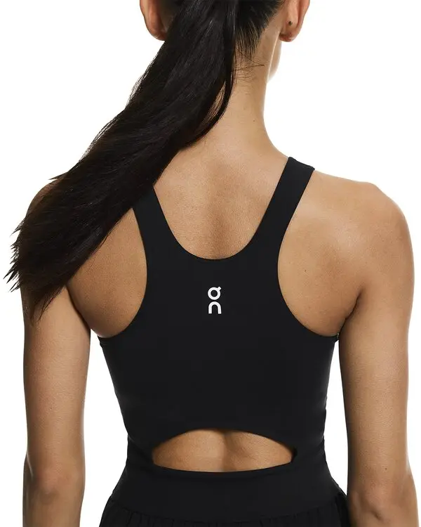 On Split Court Dress - Black
