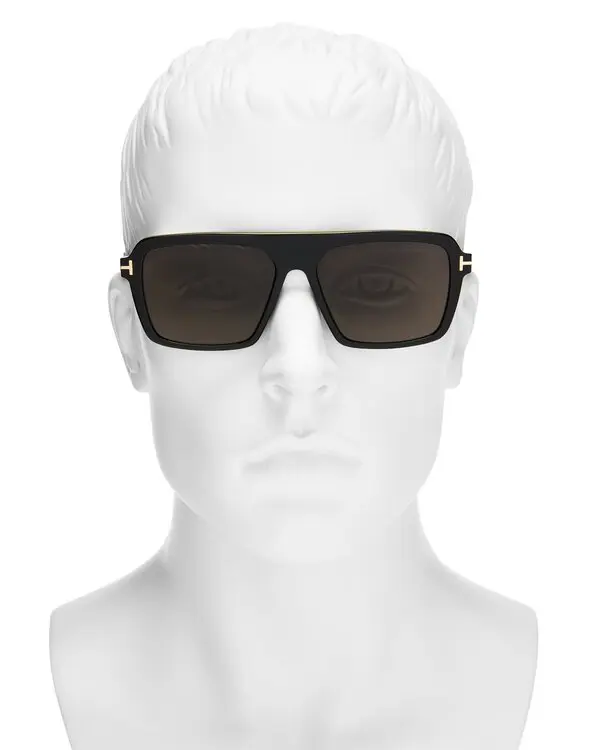 TOM FORD Square Sunglasses 56mm