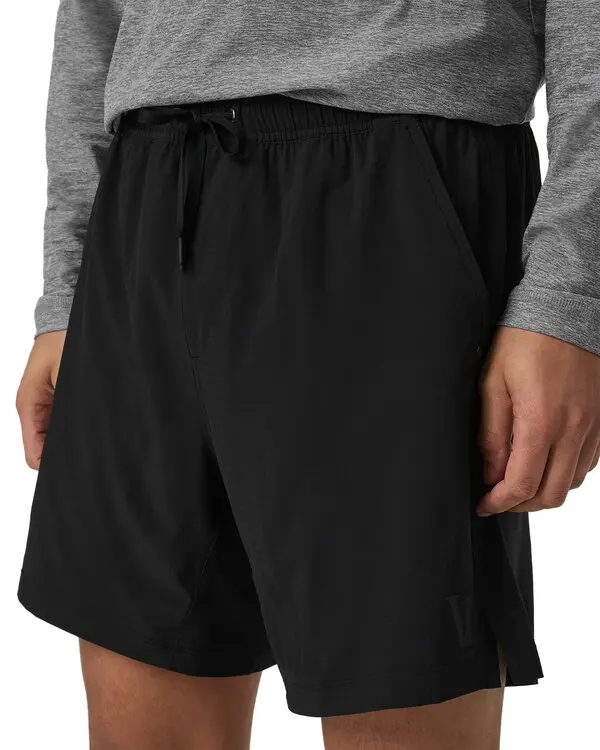 Vuori Hardkore 7" Lined Shorts - Black