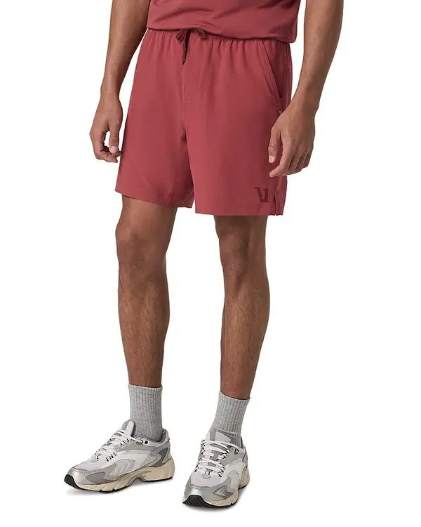 Vuori Hardkore 7 Lined Shorts - Fire