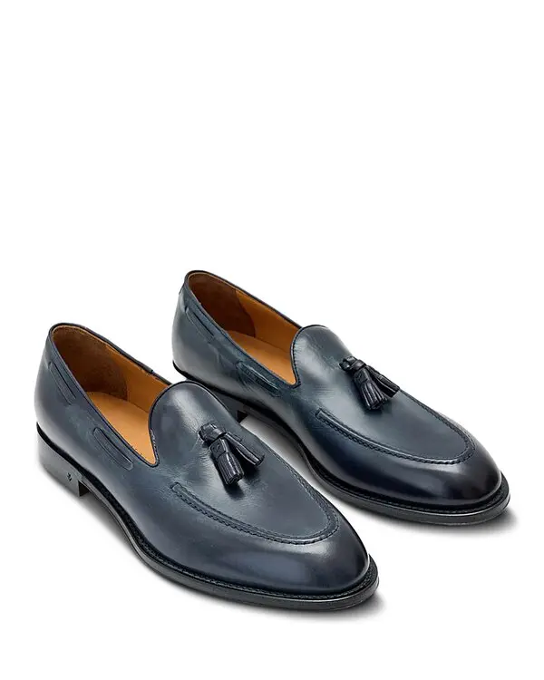 John Varvatos Barrow Tassel Loafers - Charcoal