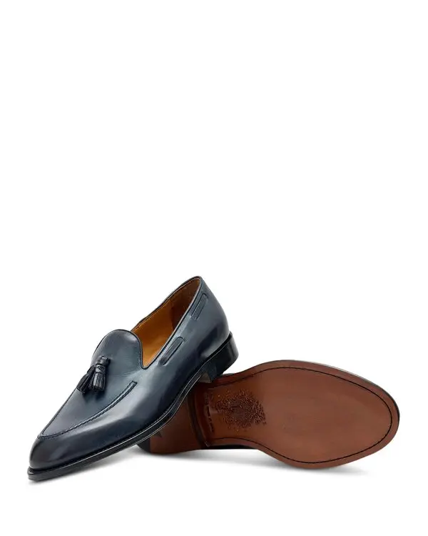 John Varvatos Barrow Tassel Loafers - Charcoal
