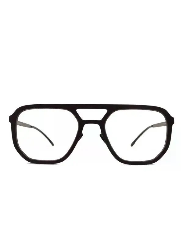 Mykita Geometric Eyeglasses - Black