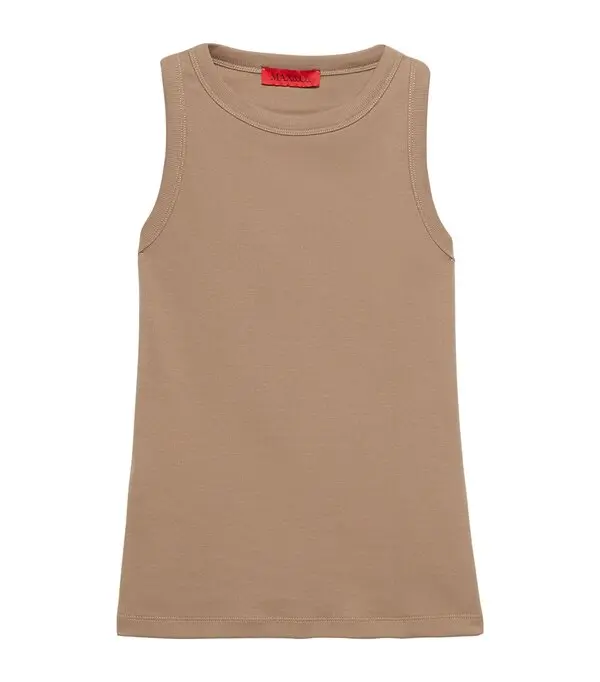 Max & Co. Stretch-cotton Tank Top - Grey