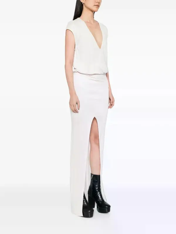 Rick Owens Dylan Gown - White