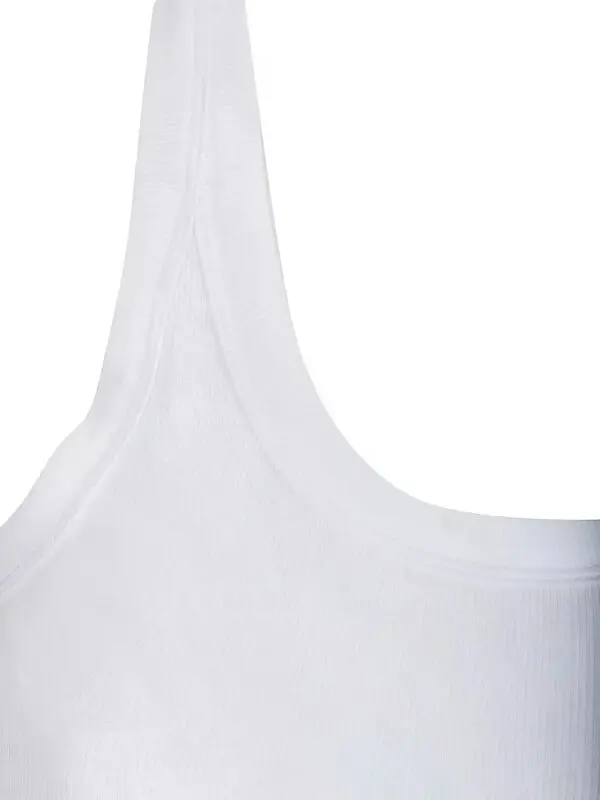 RÓHE Ribbed Knit Scoop-neck Top