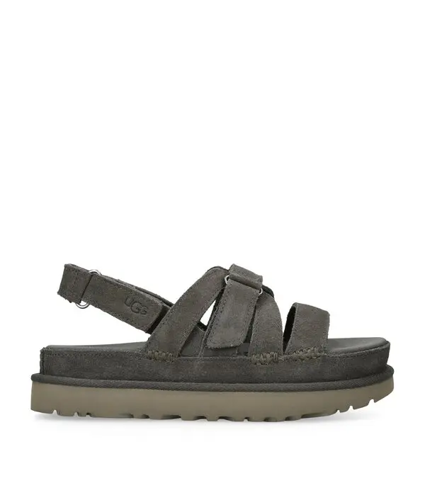 UGG Suede Goldenstar Gleam Sandals - Grey