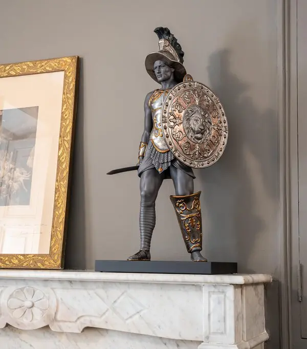 LLADRO Porcelain Gladiator Sculpture