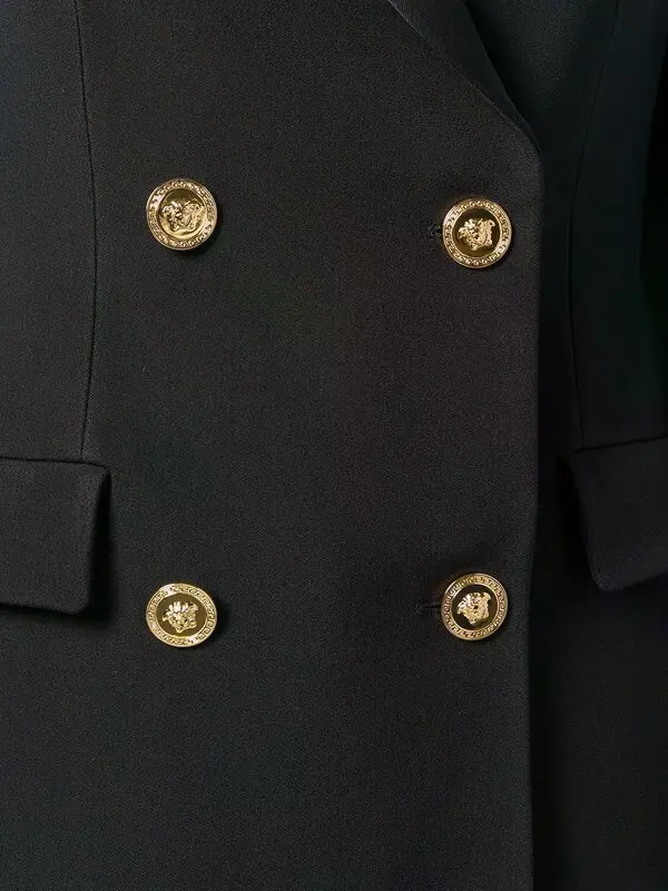 Versace Chain Detail Double-breasted Blazer