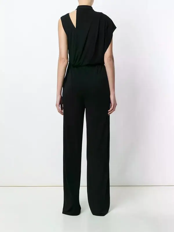 Vionnet Draped Flared Jumpsuit
