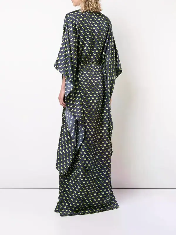 Vionnet Printed Maxi Wrap Dress