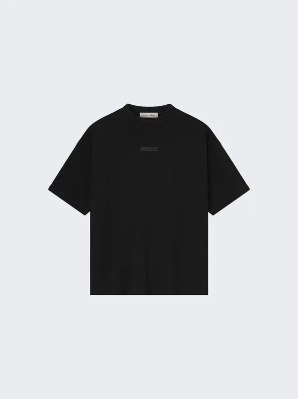 Fear Of God 90s Fit Pique Crewneck Jet - Black