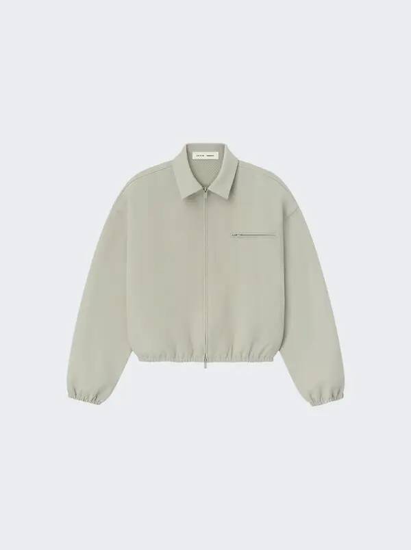 Fear Of God Bonded Canvas Zip-up Jacket - Grey