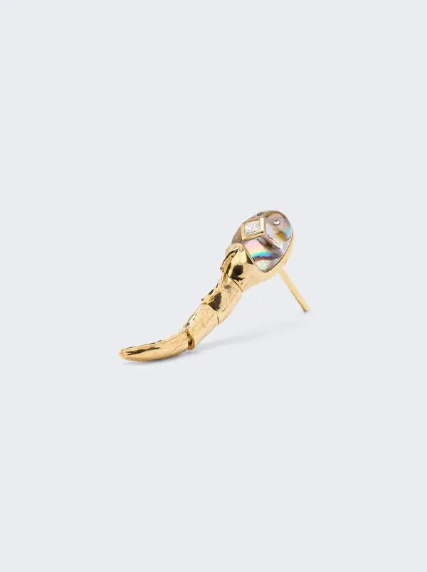 BIBI VAN DER VELDEN Tadpole Earring - Yg